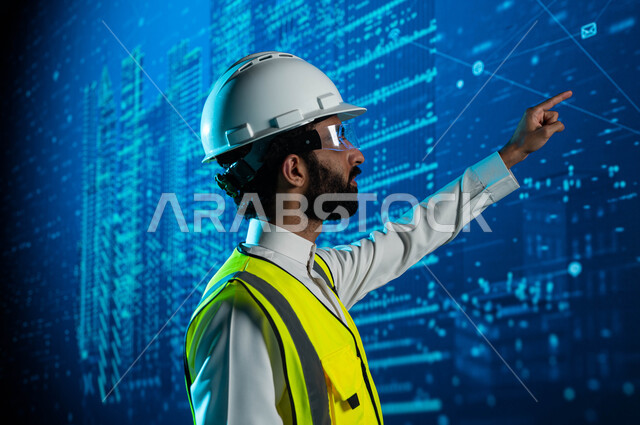 Advanced engineering designs and plans, an Arab Gulf Saudi engineer ...