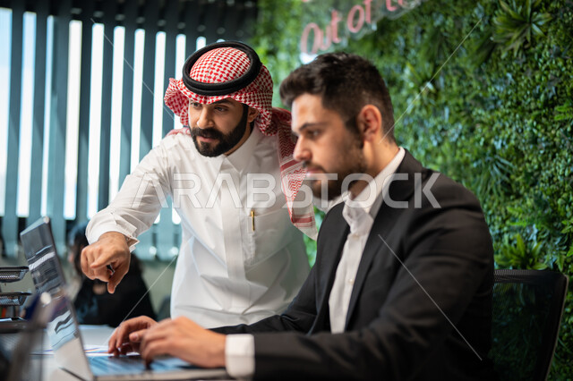 Saudi companies and offices, two Saudi Arabian Gulf employees ...