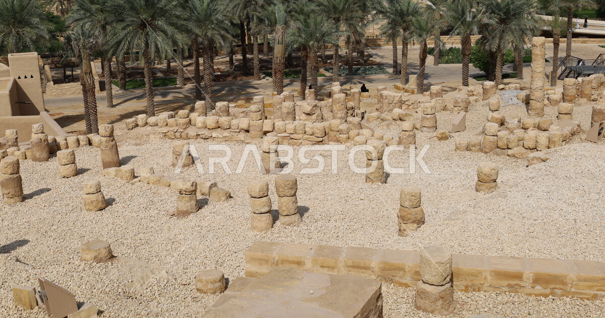 Al-Turaif historical neighborhood in Al-Diriyah in the city of Riyadh ...