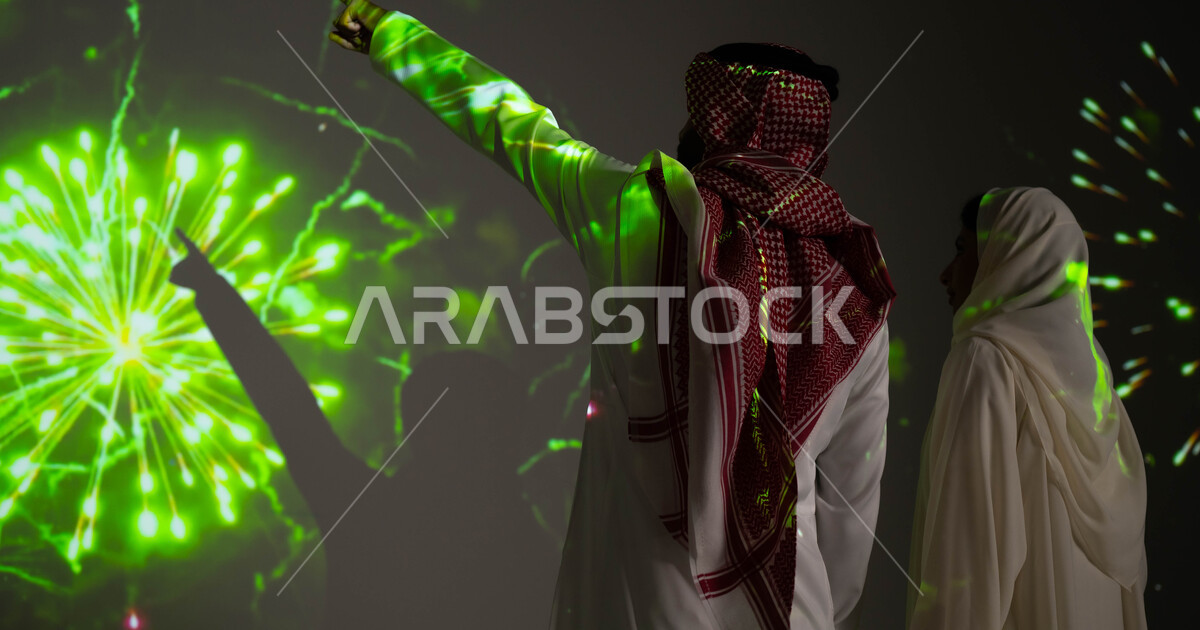 Showing devotion to the country, enjoying fireworks on national ...