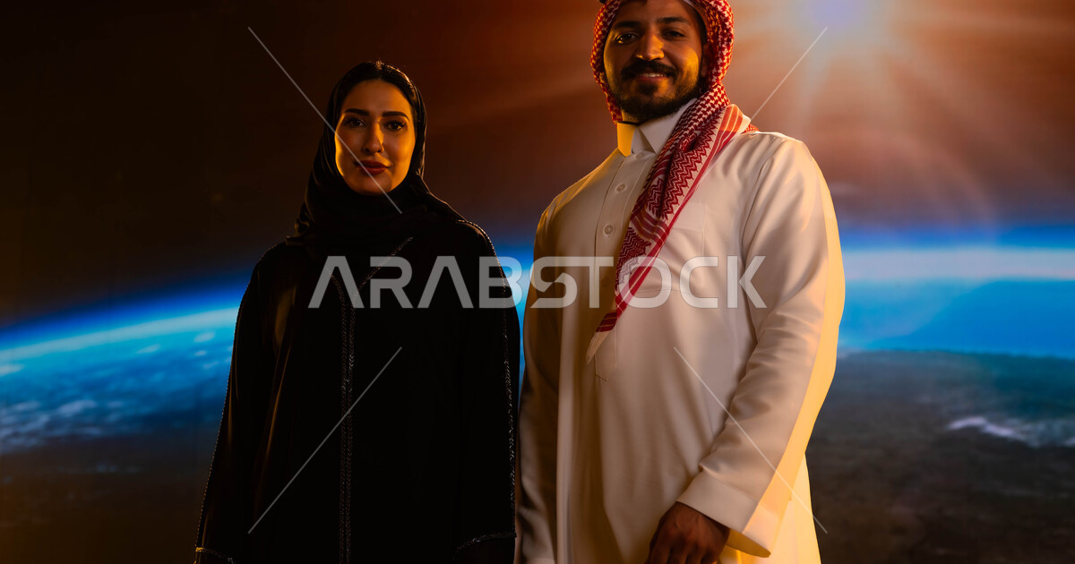 نمو وتطور قطاع الفضاء في المملكة، مفهوم الترابط الأسري، زوجان عربيان