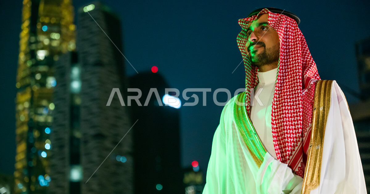 Showing off and being proud of the Saudi identity, the skyscrapers and ...
