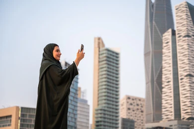 King Abdullah Financial Center (KAFD) in the city of Riyadh, Saudi ...