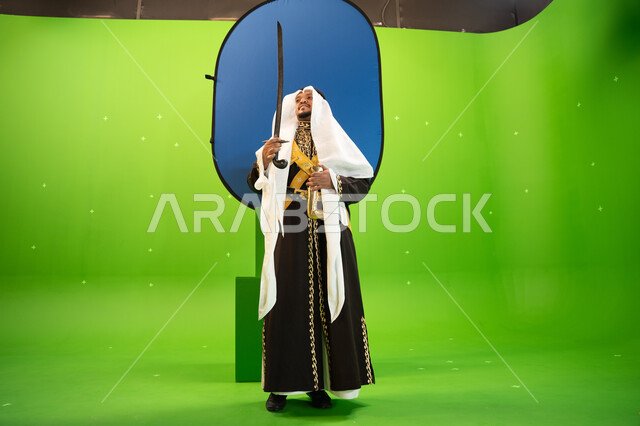 Folk dancing on national occasions and holidays, using the sword with ...