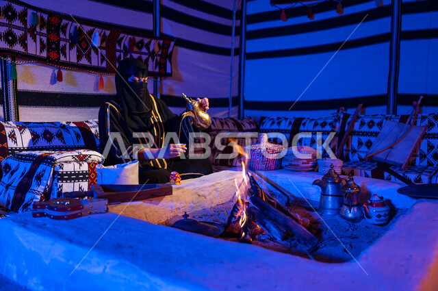 The concept of generosity, hospitality and reception, authentic Saudi ...