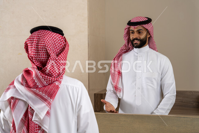 Customer service in tourist hotels, reservation and entry procedures at ...