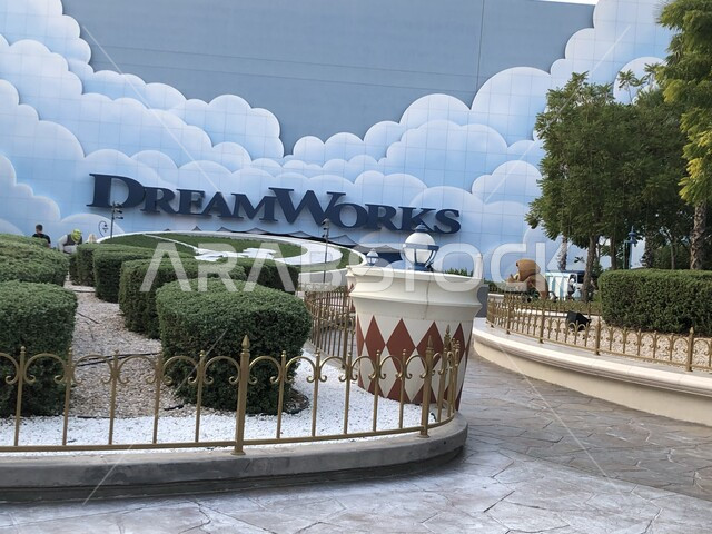 DreamWorks landmark in Motion Gate Park, parks and tourist places in ...