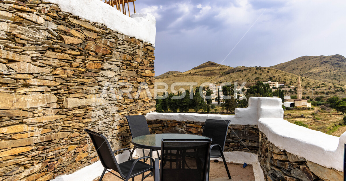 Enjoying the distinguished view from the balconies of the palaces of ...