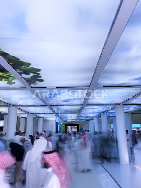 Saudi Gulf Arab visitors and tourists flocked to the Cityscape ...