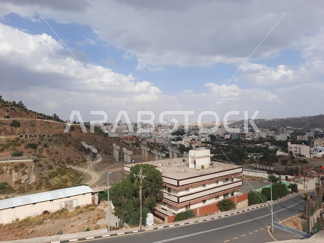 Public roads and streets in the villages and neighborhoods of Al-Baha ...