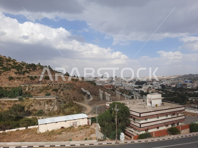 Public roads and streets in the villages and neighborhoods of Al-Baha ...