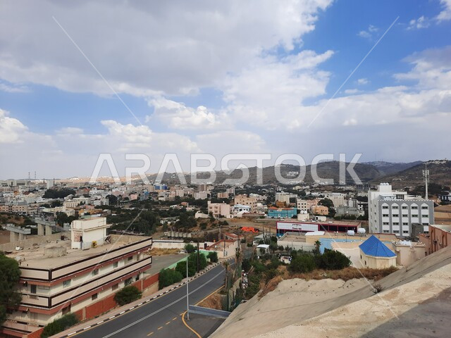 Public roads and streets in the villages and neighborhoods of Al-Baha ...
