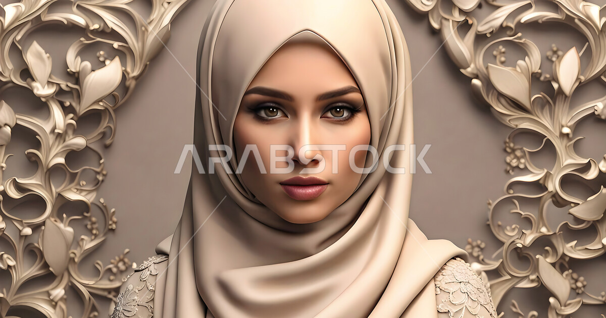 High-end Islamic women’s veils and clothes, the concept of femininity ...
