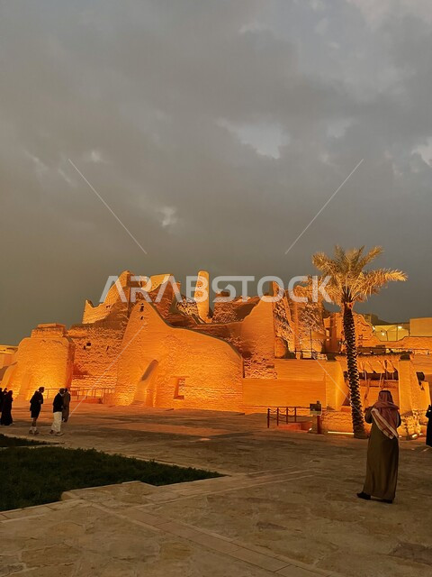 Natural landscapes of the cloudy sky in the sky of Riyadh, the ancient ...