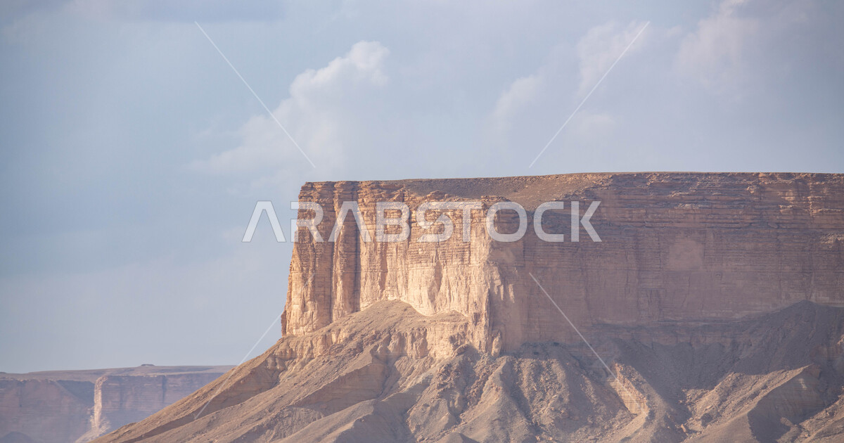 Distinctive tourist areas and places in Riyadh, a close-up of the ...
