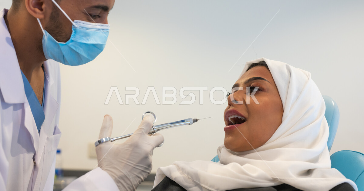 العناية بالفم بالطرائق العلاجية الصحيحة، حقن البنج الموضعي لتخفيف