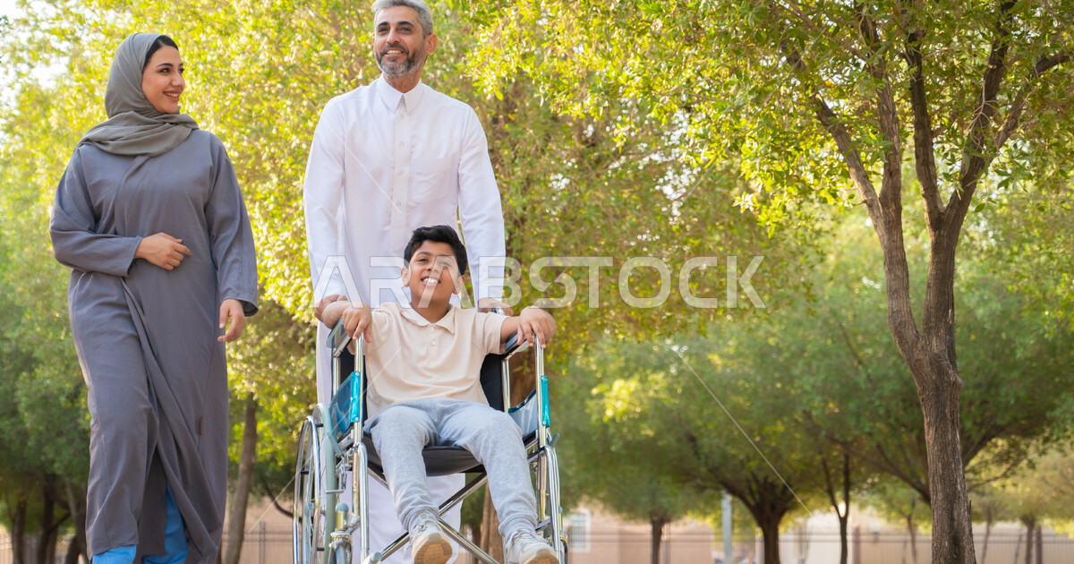 A family atmosphere full of love, taking care of disabled children and ...