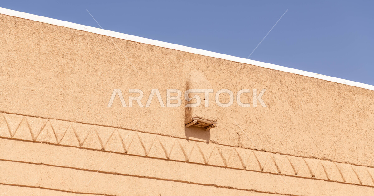 alace in the city of Riyadh, the Kingdom of Saudi Arabia, a close-up of ...