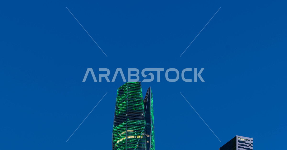 Architectural engineering art in Saudi Arabia, a close-up of the King ...
