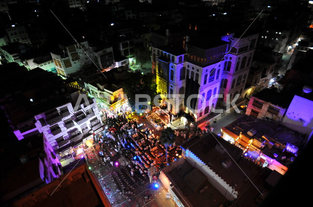 An overhead photo of the old historic Beit Nassif Palace in the city of ...