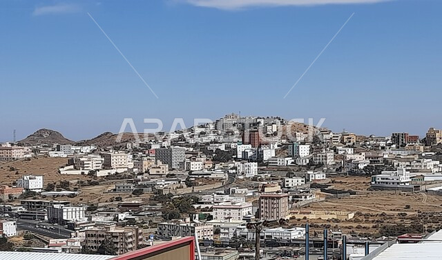 Houses and residential buildings in the neighborhoods of Al-Baha city ...