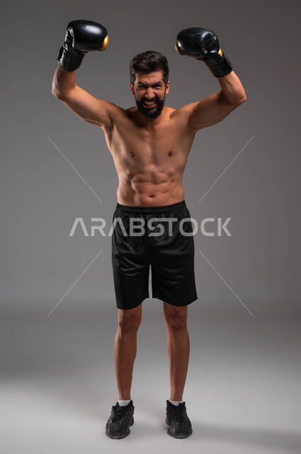 Professional wrestling and combat movements, a portrait of a Saudi ...