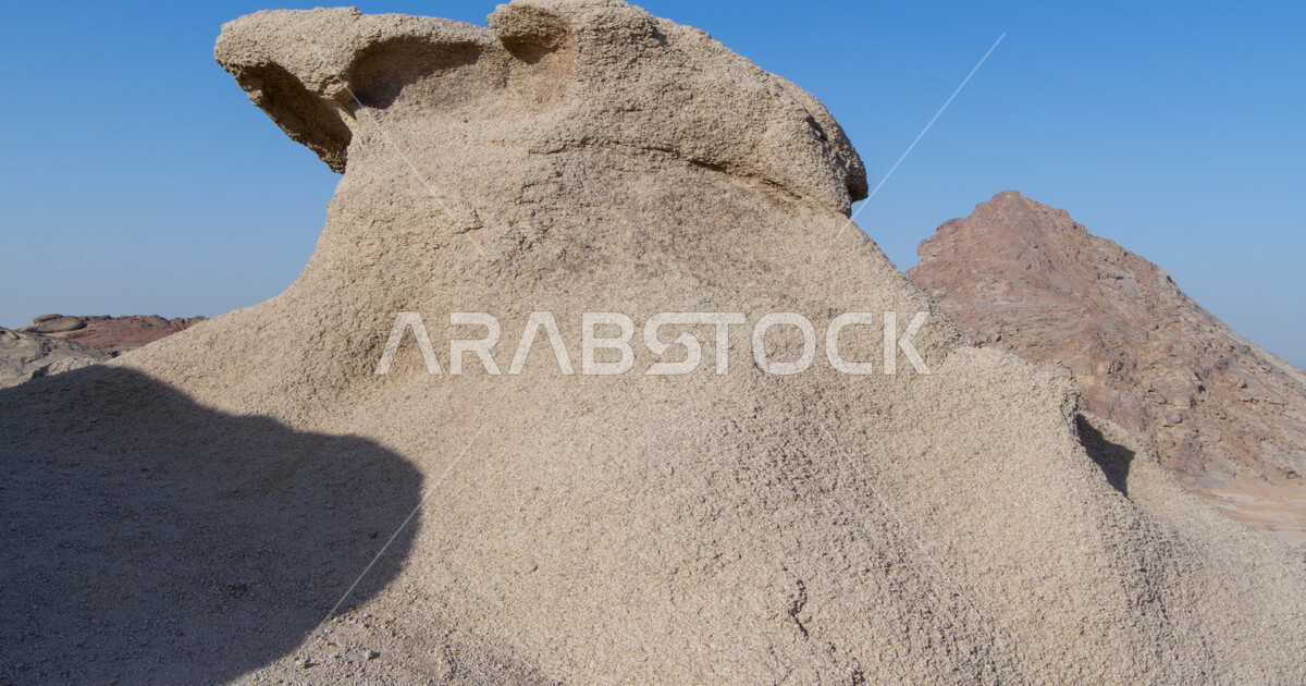 Empty gaps, caves, and ground cavities, rock formations in ...