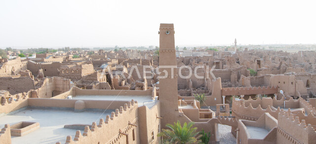 Destroyed historical villages in the Kingdom of Saudi Arabia, a picture ...