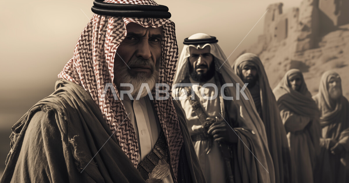 Commemoration of the Founding Day 1727, a black and white picture of ...