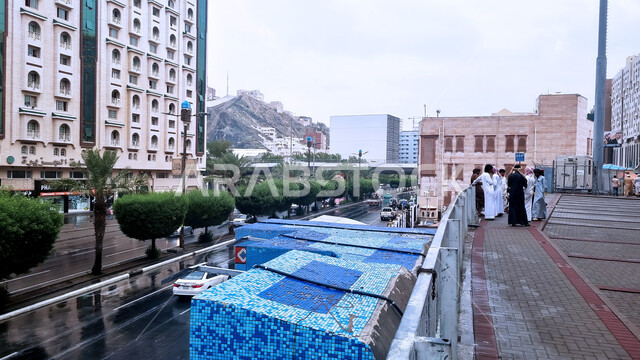 Conrad luxury hotels and resorts adjacent to the Grand Mosque in the ...