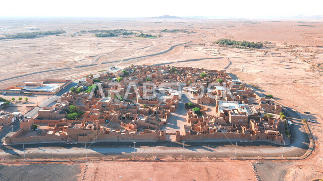 Famous archaeological tourist places, an aerial photo from above of the ...