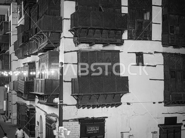 Historical landmarks in the Al-Balad neighborhood, the old Rawashin in ...