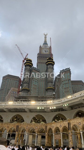 Pilgrims of the Holy House of God in the Holy Mosque of Mecca in the ...