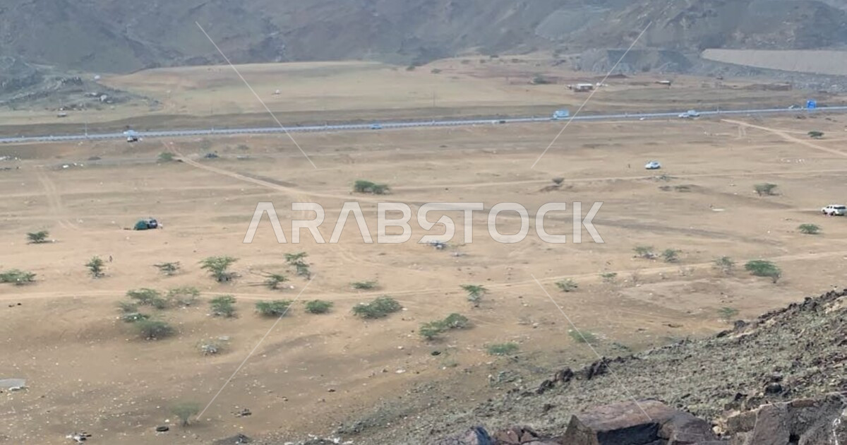 Peaks, plateaus and highlands in Mecca, rock formations and formations ...