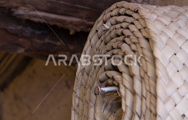 Baskets and equipment made from traditional materials in the Kingdom of ...