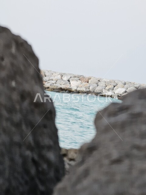 Al Zorah Beach in Ajman, natural rocky beaches and coasts in the United ...