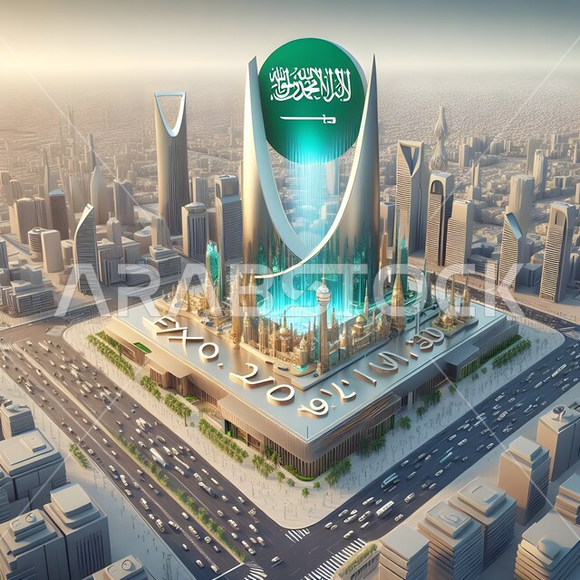 The urban development and growth of the economic and commercial towers ...