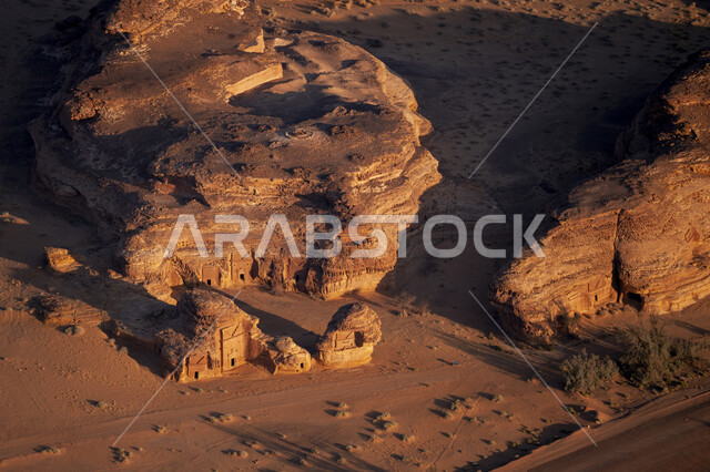 Different shapes of rocks in desert areas, formations and rock ...