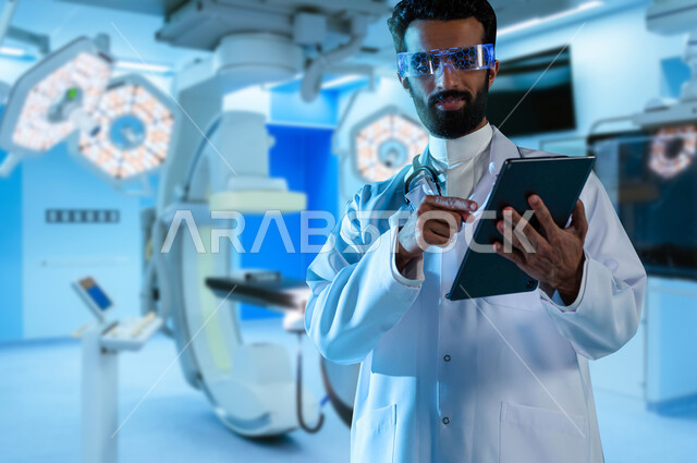 Using modern techniques and technology, a Saudi Gulf Arab doctor ...