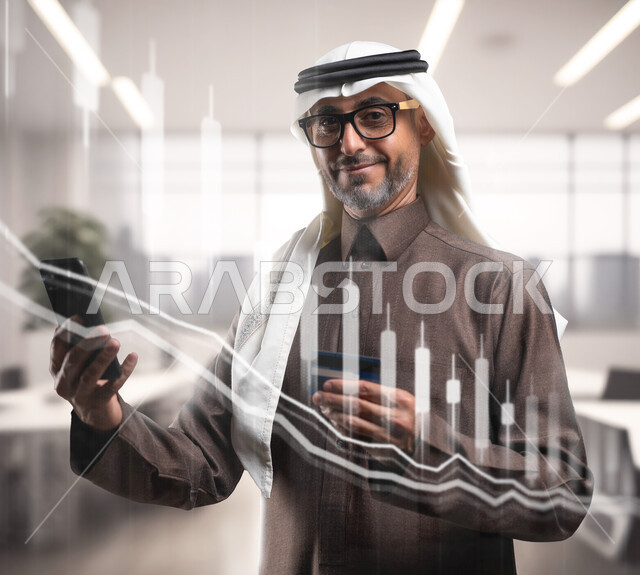 Charts for tracking the stock market and financial profits, using ...