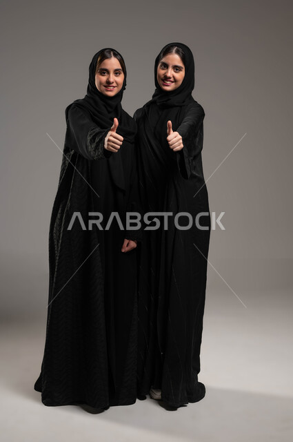 Acceptance and satisfaction with the result, gestures of admiration and ...