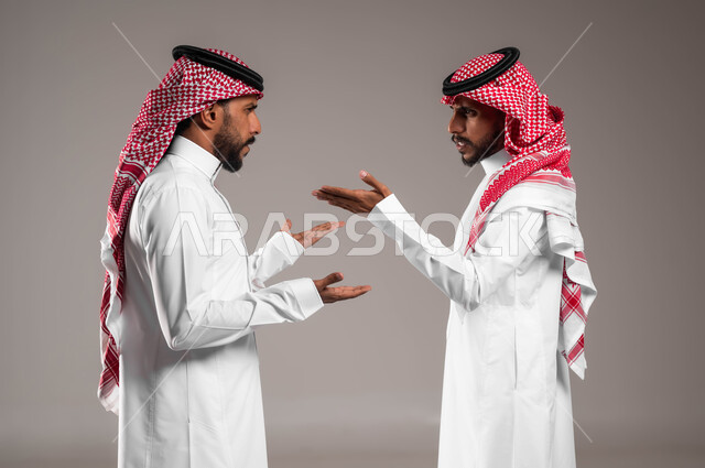 The concept of intense debate and confrontation between brothers, a ...