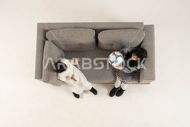 Entertaining sports activities for children, passion for matches and ...