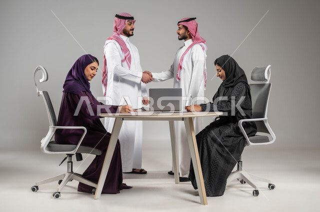 Providing a suitable work environment, handshake and agreement in ...