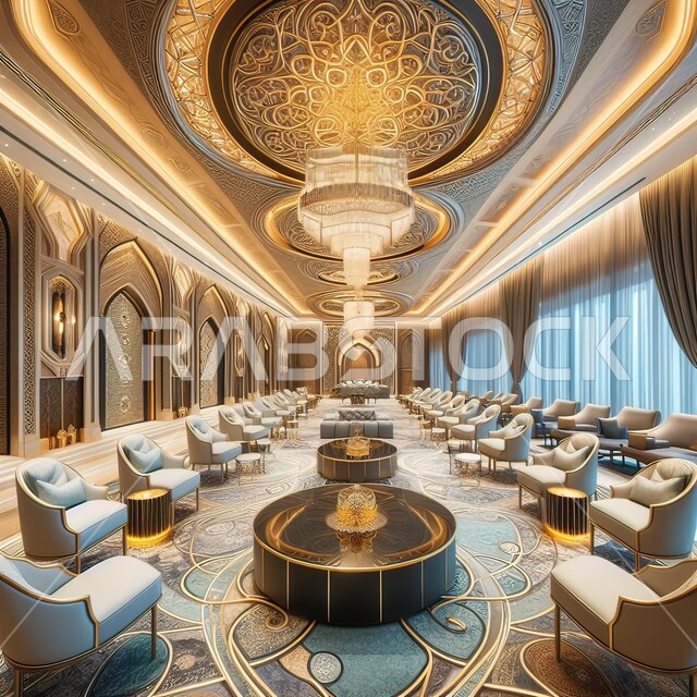 Modern and advanced designs, interior decoration of luxury hotels in ...
