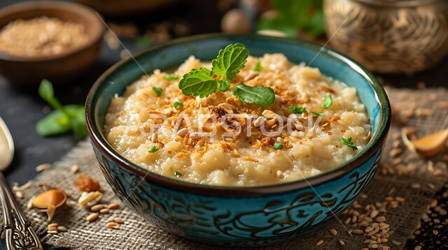 Arts of catering in oriental restaurants, popular Saudi Arabian Gulf ...