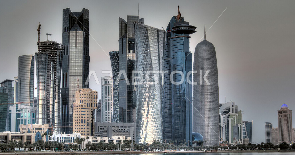 The development and urban progress of facilities on the Doha Corniche ...