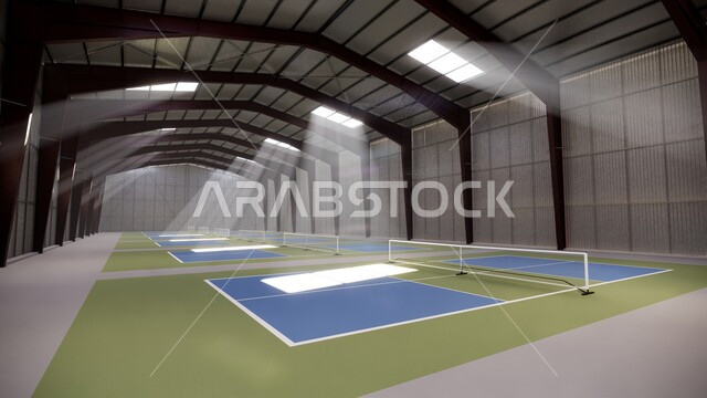 Sports stadiums and clubs, training places and recreational activities ...