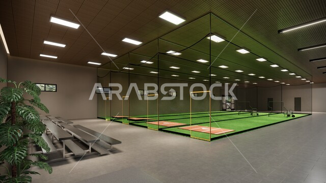 Indoor baseball field, Summer Olympics sports, sports stadiums and ...