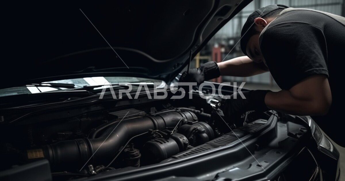 ورشات ومعامل الصيانة في المملكة العربية السعودية، أعمال الفحص والتشييك على أجزاء السيارة صورة